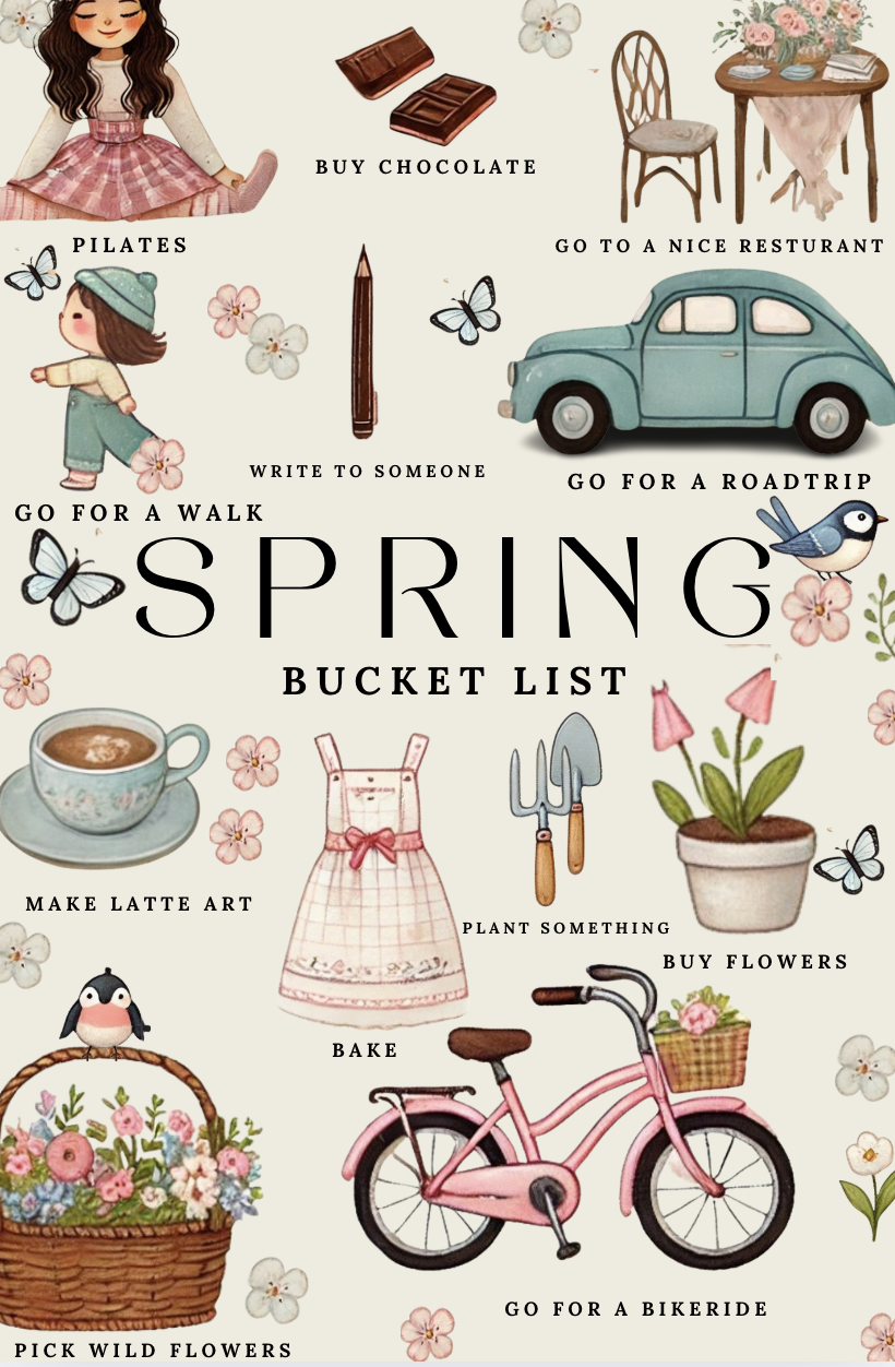 Spring Bucket List - Wander & Wonder